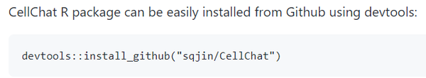 憨肥肥吖 的想法: #R Packages #CellChat包的安装 安装这个包花了我整整一下午时间😱官网上很简单(一句代码搞定)devtools::install_github ...