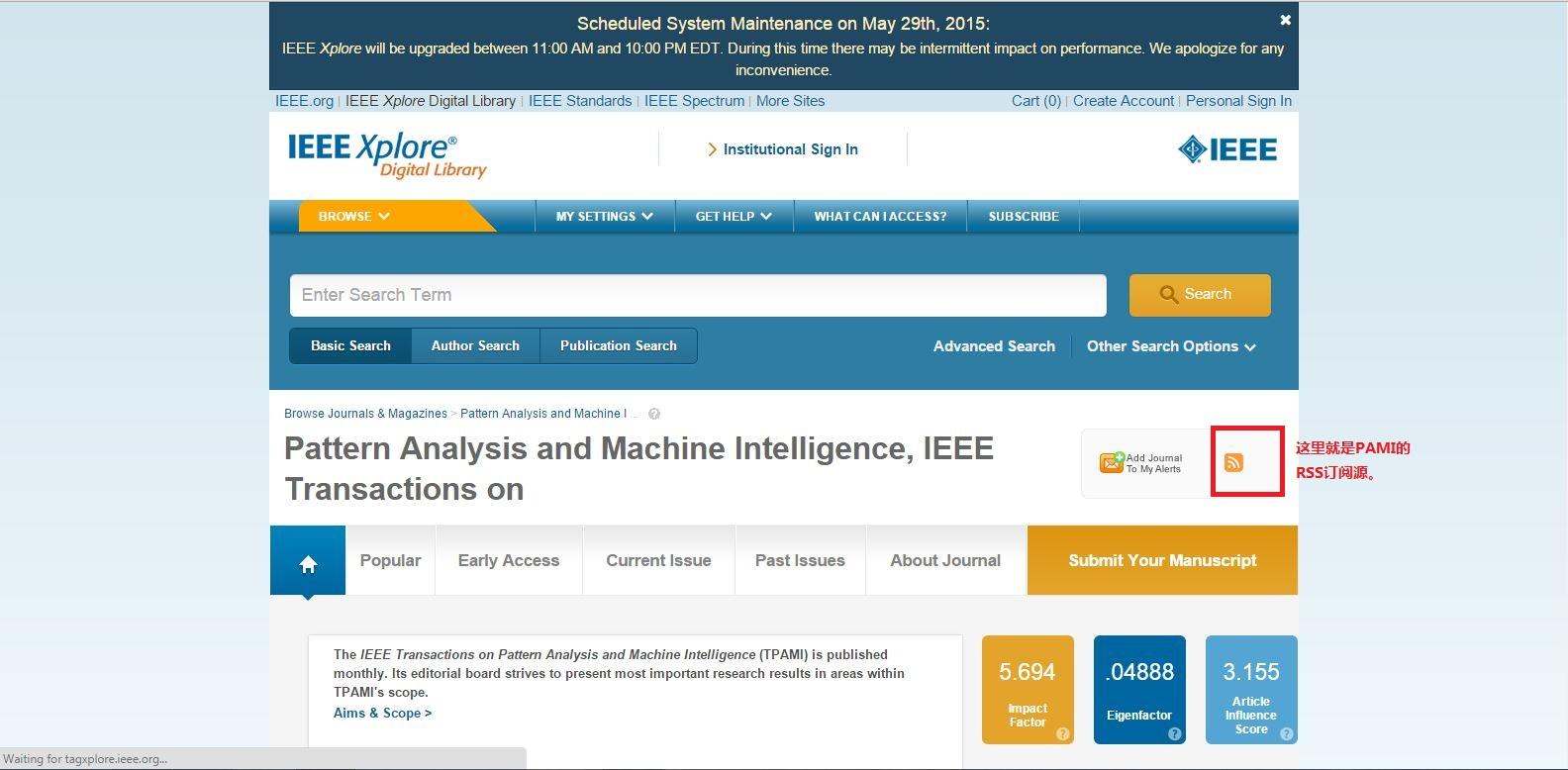 请问如何获得PAMI (IEEE TRANSACTIONS ON PATTERN ANALYSIS AND MACHINE INTELLIGENCE)期刊每一期的目录？ - 知乎