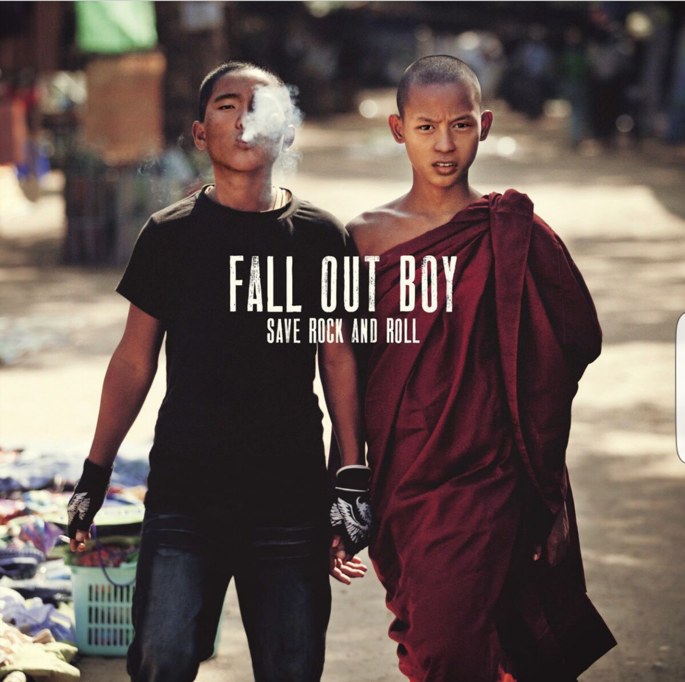 如何评价fall out boy专辑save rock and roll的封面? - 知乎