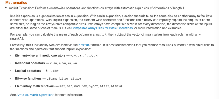 [MATLAB R2016b 抢鲜报道] : implicit expansion一瞥(1) - 知乎