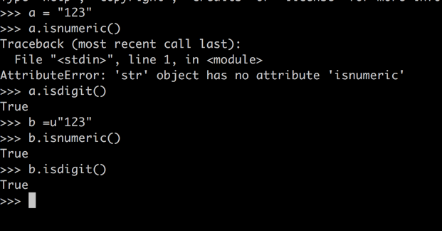 python中字符串方法isnumeric（）和isdigit（）的区别是什么？ - 知乎