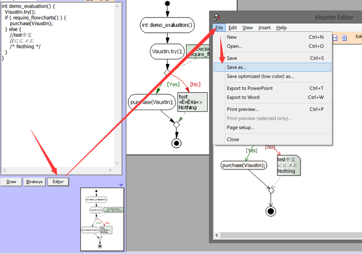 如何让Visustin支持中文字段编码？ - 知乎