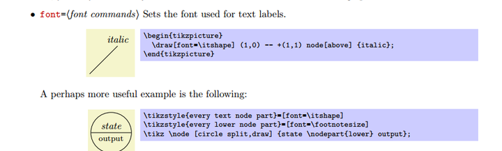 Tikz中如何指定字体，字号？ - 知乎