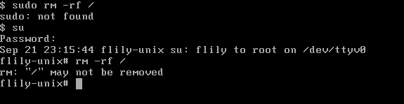 在现代的Unix操作系统上执行sudo rm -rf /会发生什么？ - 知乎