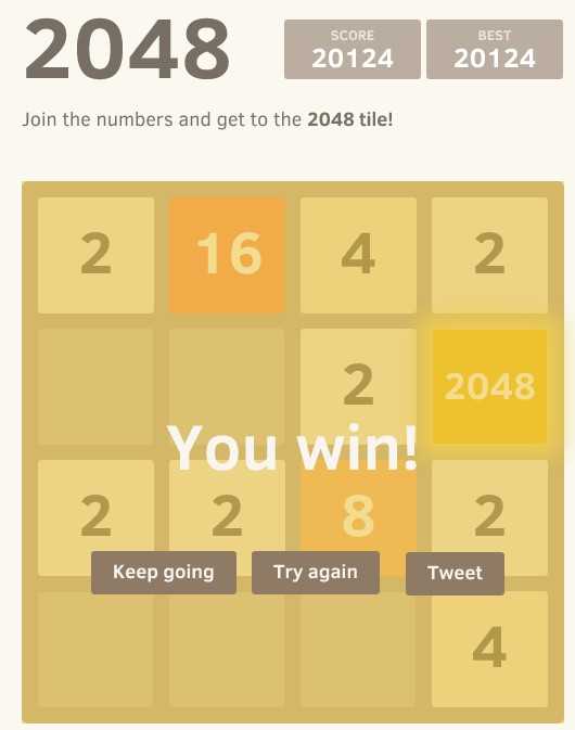 「2048」游戏怎么通关？ - 知乎