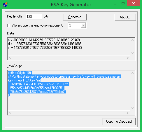 请问如何实现用javascript实现rsa加解密？ - 知乎