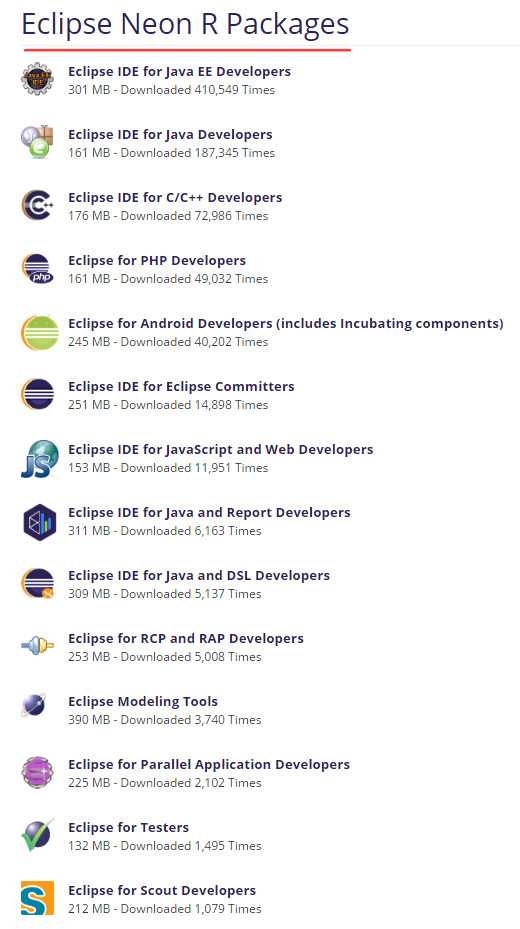 官网上有很多版本的eclipse，下载哪个版本比较合适？ - 知乎