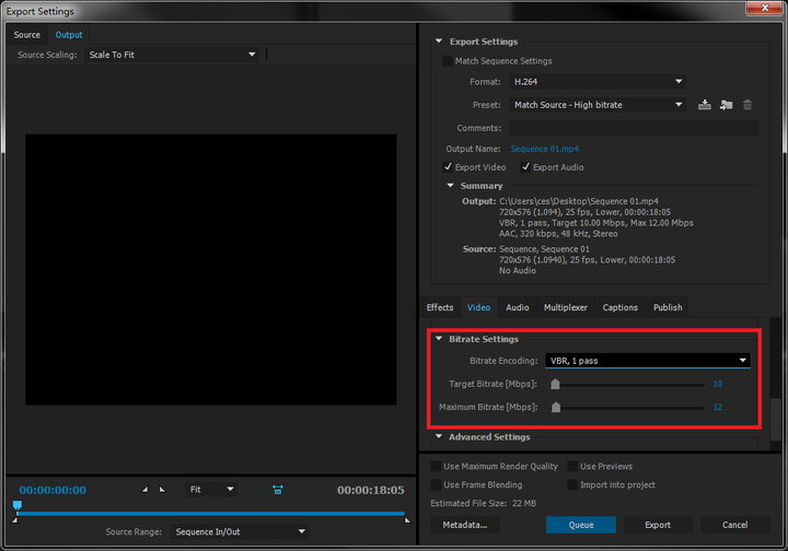 用media encoder输出文件的时候，怎样设置能够控制输出文件的数据速率和总比特率？ - 知乎