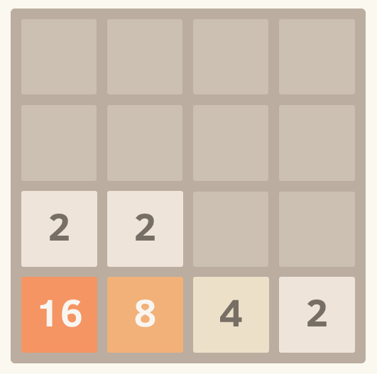 游戏 2048 的基本游戏策略是什么？ - 知乎