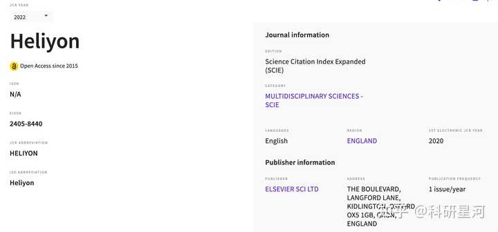 Heliyon 期刊是sci的吗？ - 知乎