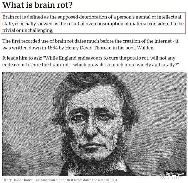 「脑腐（brain rot）」被评为 2024 牛津年度词汇，指过度接收垃圾信息思想腐化，如何理解？ - 知乎