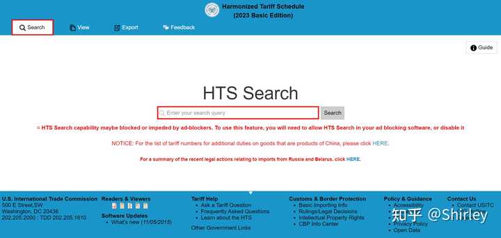 如何查询美国HTS CODE和进口关税？ - 知乎