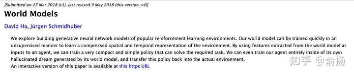世界模型(World Models)是什么？ - 知乎