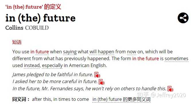 in future 和in the future 有什么区别？ - 知乎