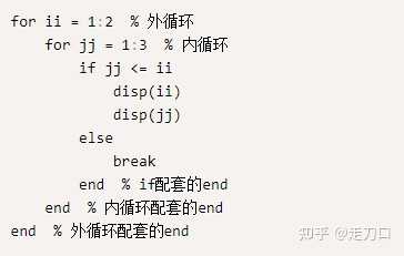 MATLAB编程，break怎么用？ - 知乎
