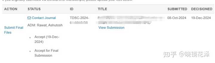 有大佬投过IEEE TDSC吗，求分享经验，平均回复时间要多久呀！？ - 知乎