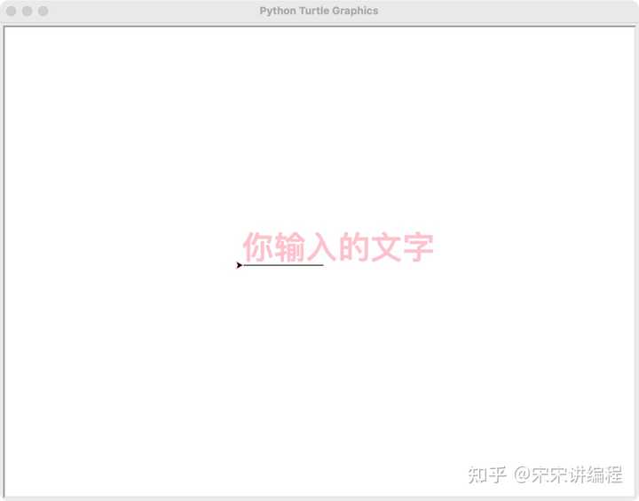 用python turtle怎么写出文字? - 知乎