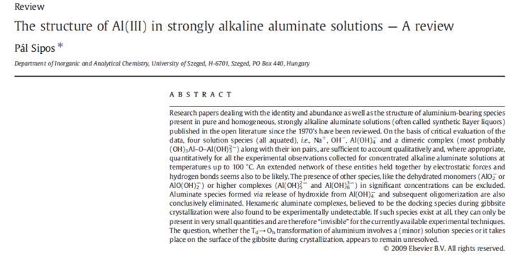 真正的AlO2-离子存在于哪里？ - 知乎