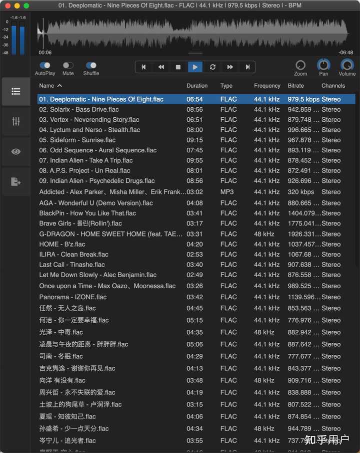 mac上有没有能显示波形音轨的音乐播放器？ - 知乎