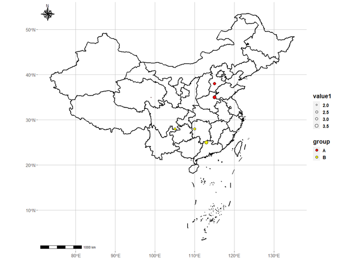 如何用R语言绘制中国地图并标出各省省会？ - 知乎
