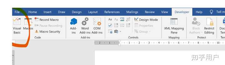 如何在Word中打开VBA编程窗口？ - 知乎