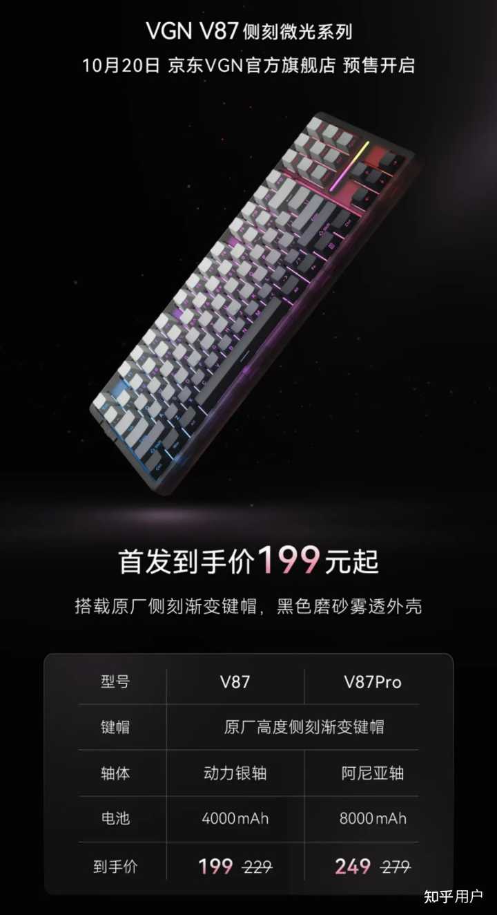如何评价VGN V87机械键盘？ - 知乎
