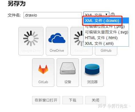 大家知道怎么在draw.io里对已做完的流程图保存，以便下次还可以对其进行修改吗？ - 知乎