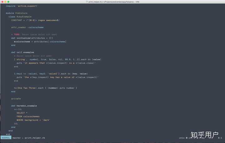 你认为最好看的 Vim 配色方案（color scheme）是哪款？ - 知乎