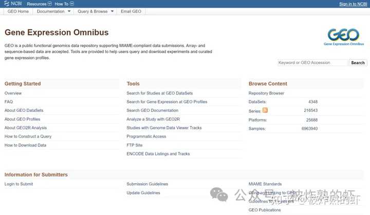 生信分析：如何从GEO数据库中，筛选目标疾病的基因表达谱芯片 （GSE）？ - 知乎