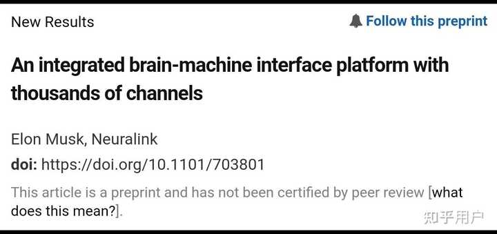 马斯克称 Neuralink 完成首例人类脑机接口设备植入，志愿者目前恢复良好，如何评价这一技术？ - 知乎