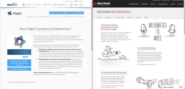 关于matlab和maple之间的选择？ - 知乎