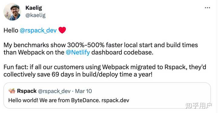 如何评价字节 Web Infra 团队开源的 rspack？ - 知乎