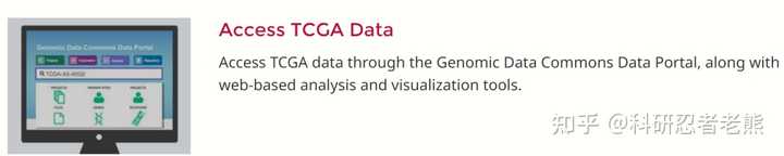 TCGA数据库怎么用啊？有没有大神教我一下？ - 知乎