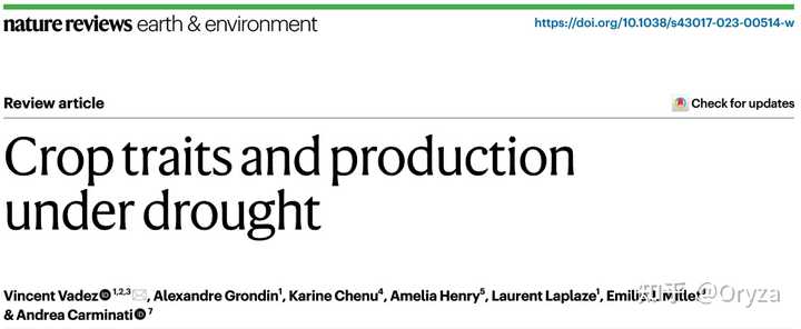如何看待nature新子刊Nature Reviews Earth & Environment？ - 知乎