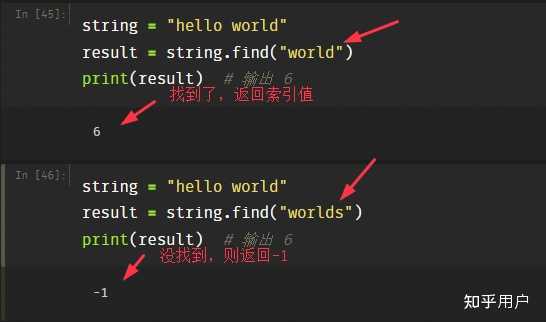 python中index()和find()相比有什么优缺点？ - 知乎