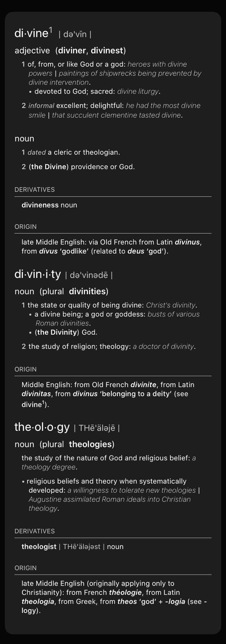 Divinity和theology词义上有什么区别? - 知乎