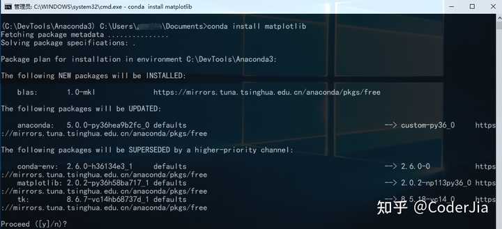 为什么不行，怎么在anaconda里面搞matplotlib？？？大佬们详细的教教我，真的不会 ? - 知乎