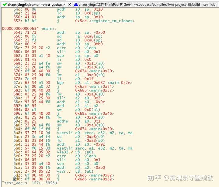 LLDB没有办法反汇编出rvv向量指令该怎么办？ - 知乎