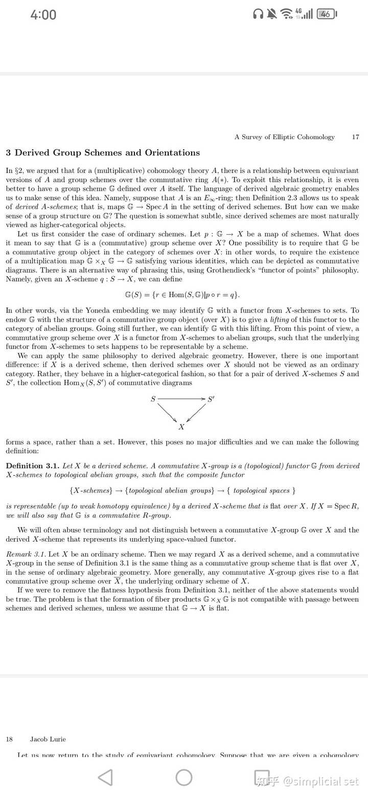Lurie 的 derived algebraic geometry 有多重要？ - 知乎