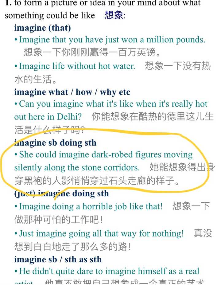 imagine sb doing sth有这个用法吗？ - 知乎