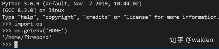 os.getenv('HOME')为什么返回NULL? - 知乎