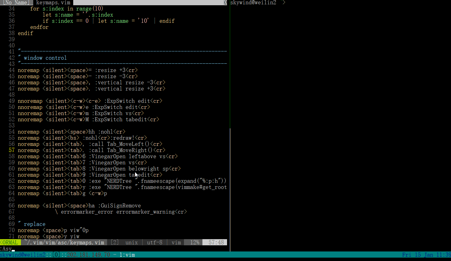 有没有不退出vim就可以使用命令行的vim插件？ - 知乎