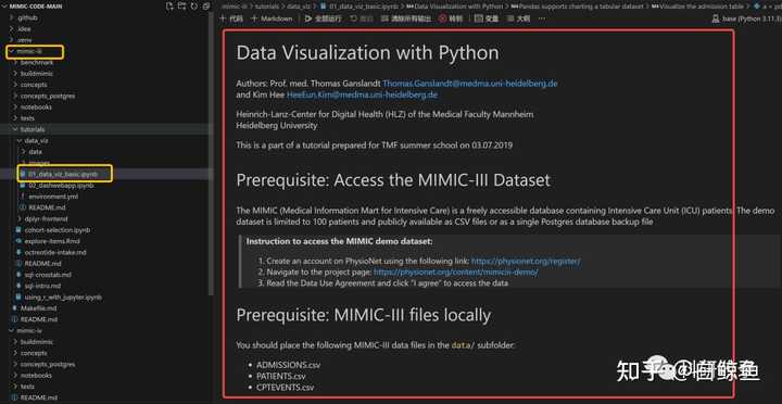 Python语言如何直接提取mimic数据库数据并分析？ - 知乎