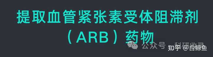 MIMIC-IV数据库， 如何提取血管紧张素受体阻滞剂（ARB）药物？ - 知乎