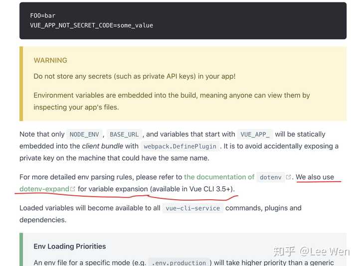 请问vue Cli3创建的项目 在打包的时候怎么动态修改 Env里面的环境变量呢? 知乎