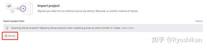 gitlab 导入项目问题, import project? - 知乎