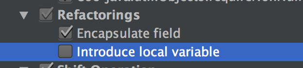 idea按alt+enter点到了disable "introduc local variable"? - 知乎