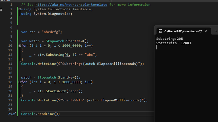 C# 高手为什么喜欢用 StartsWith 而不是 Substring 进行字符串匹配？ - 知乎
