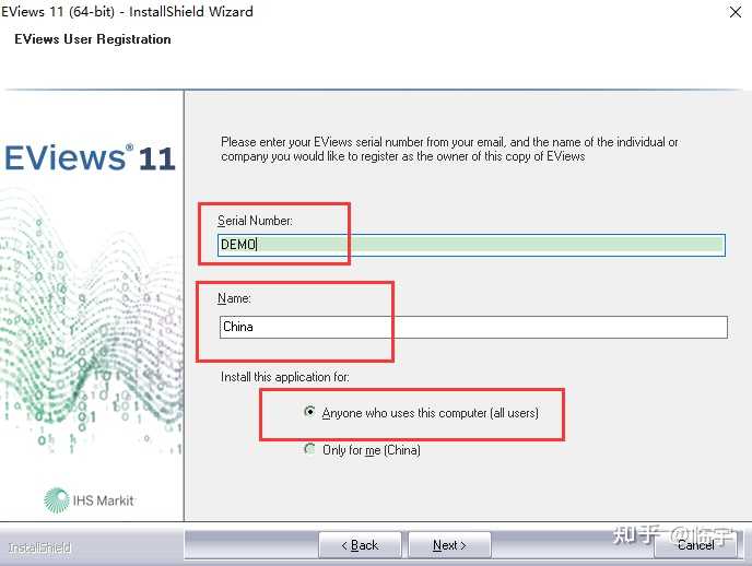 eviews下载安装好后再打开要怎样注册？ - 知乎