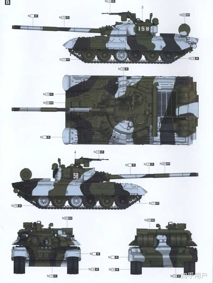 能否详细讲解一下T80系列坦克? - 知乎